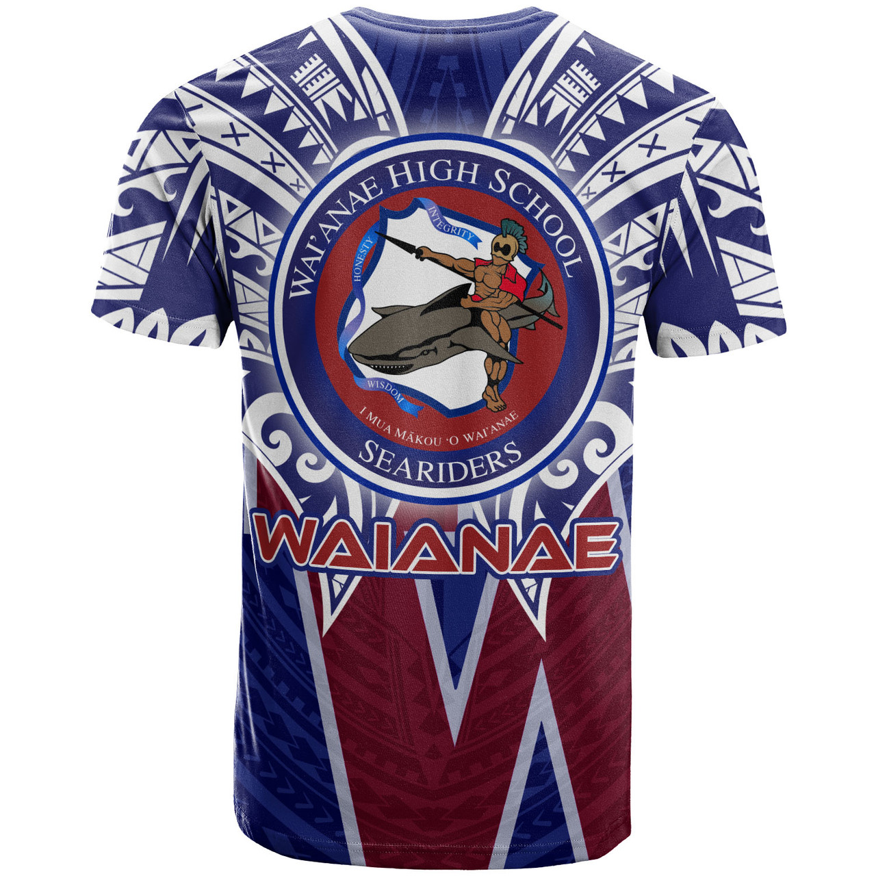 Hawaii Custom Personalised T Shirt Waianae High School Hawaiian Patterns