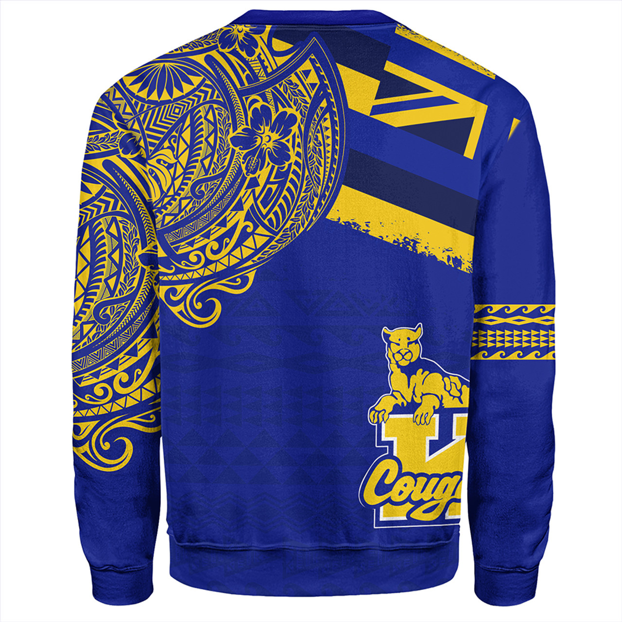 Hawaii Sweatshirt Henry J Kaiser High School Flag With Crest Style