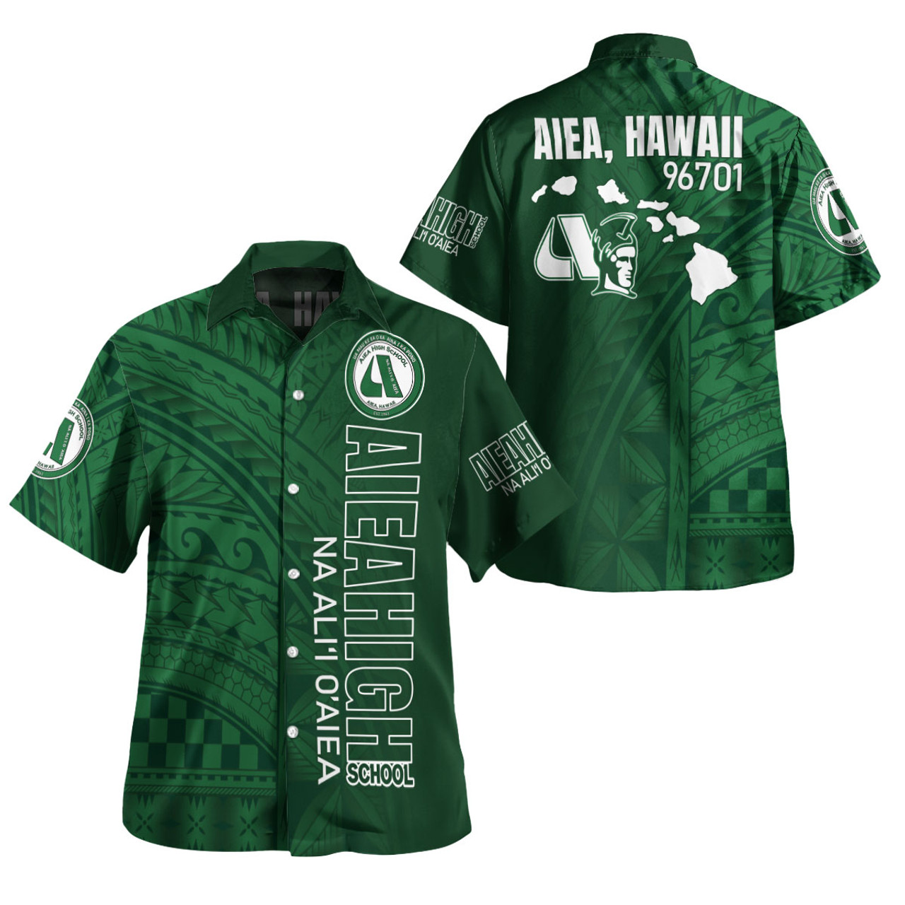 Hawaii Aiea High School Hawaiian Shirt Na Alii Oaiea Hawaii Patterns