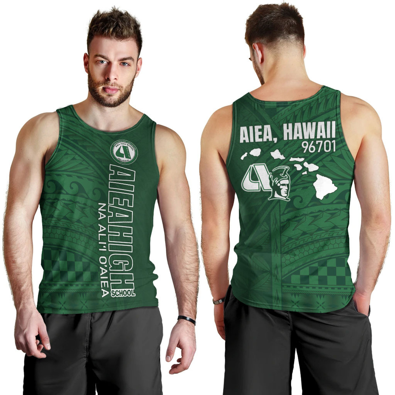 Hawaii Aiea High School Tank Top Na Alii Oaiea Hawaii Patterns