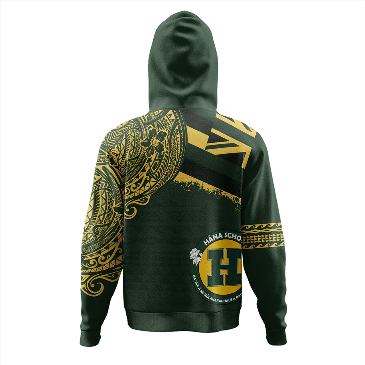 Hawaii Hoodie Hana High And Elementary School With Crest Style