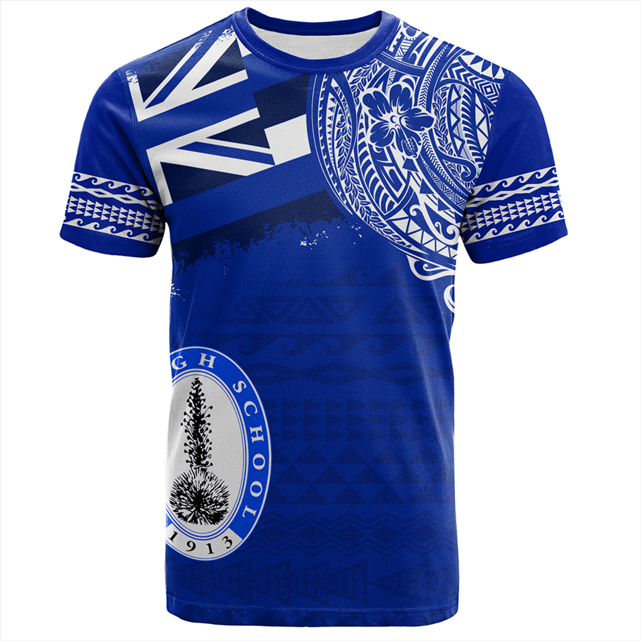 Hawaii T Shirt Maui High School With Crest Style