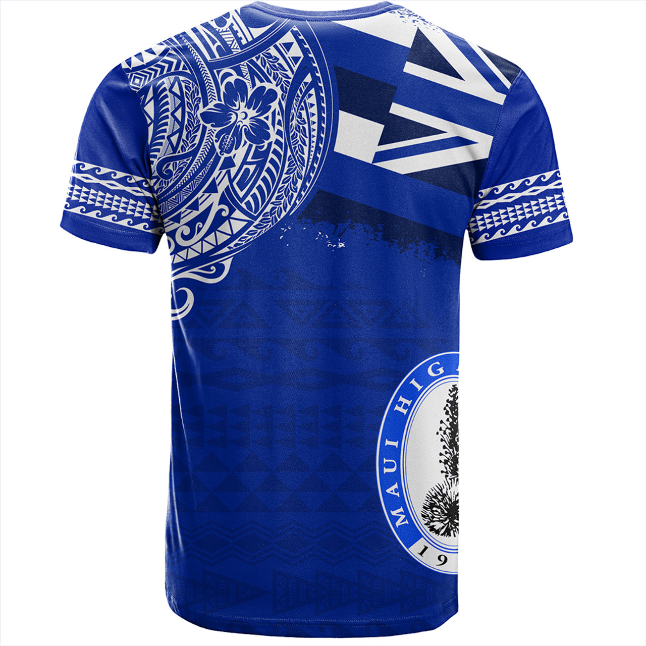Hawaii T Shirt Maui High School With Crest Style