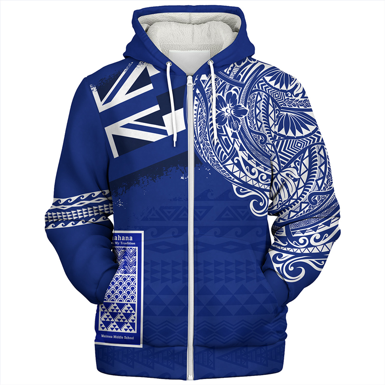Hawaii Sherpa Hoodie Waimea Middle Public Conversion Charter School