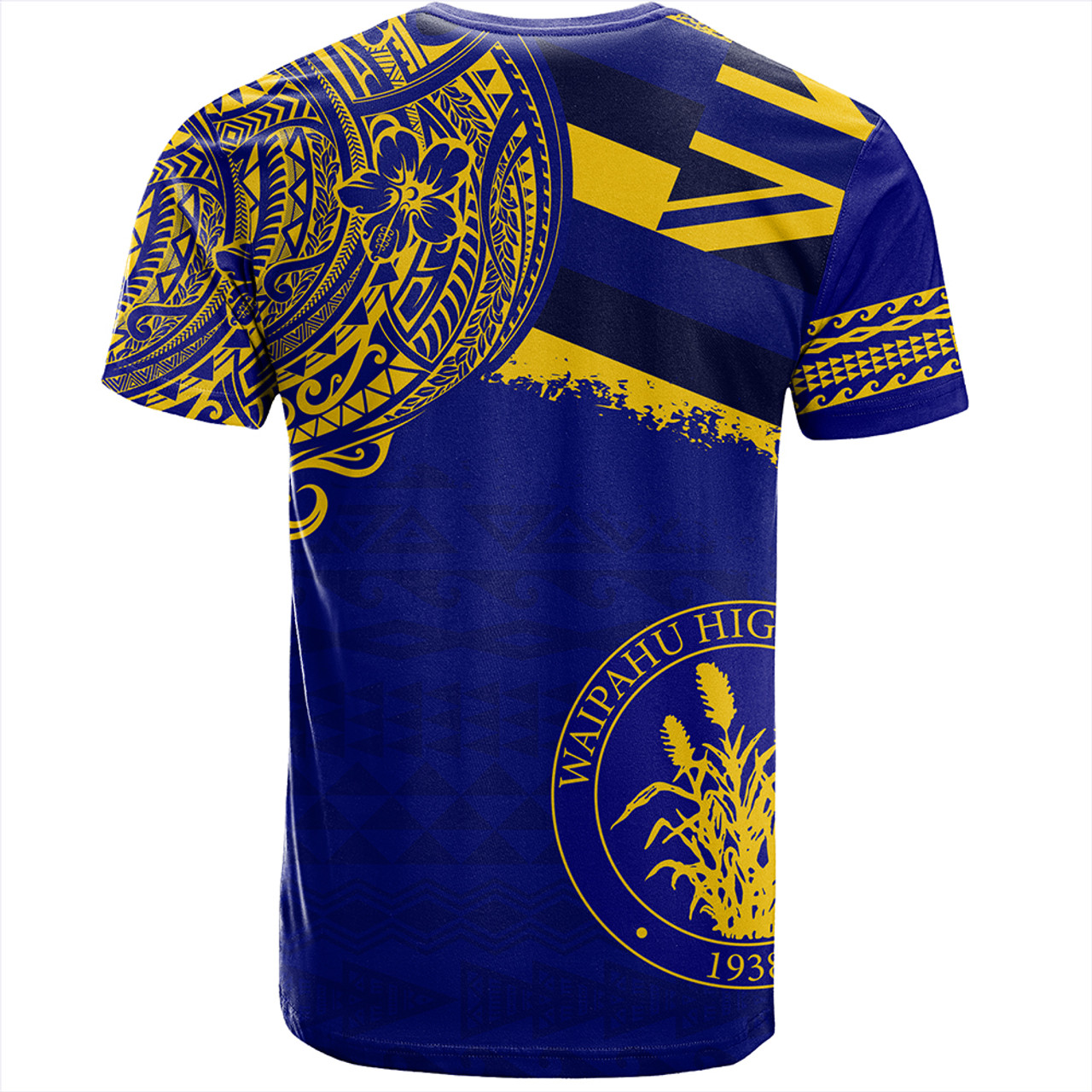Hawaii T Shirt Waipahu High School With Crest Style