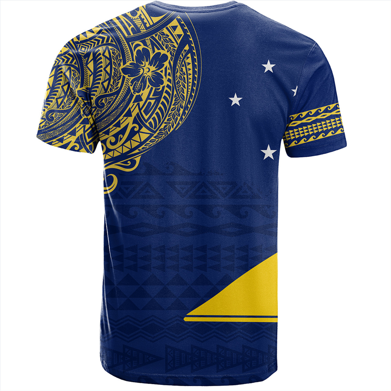 Tokelau T Shirt Polynesian Flag With Coat Of Arms