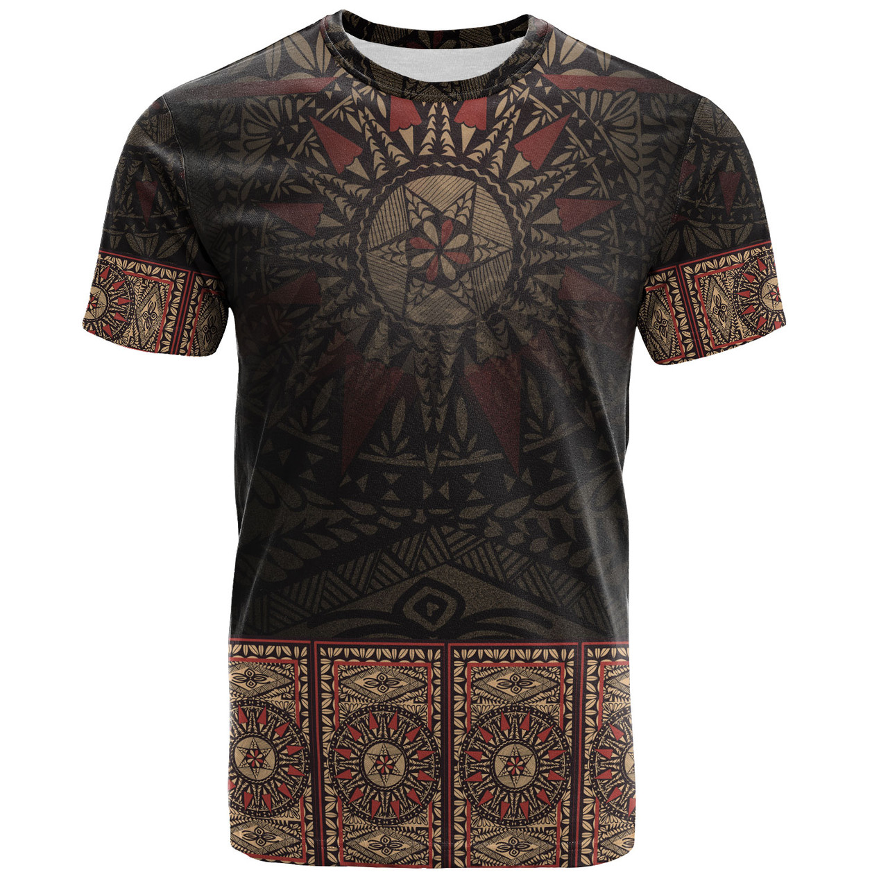 Fiji T Shirt Fijian Masi Tapa Patterns