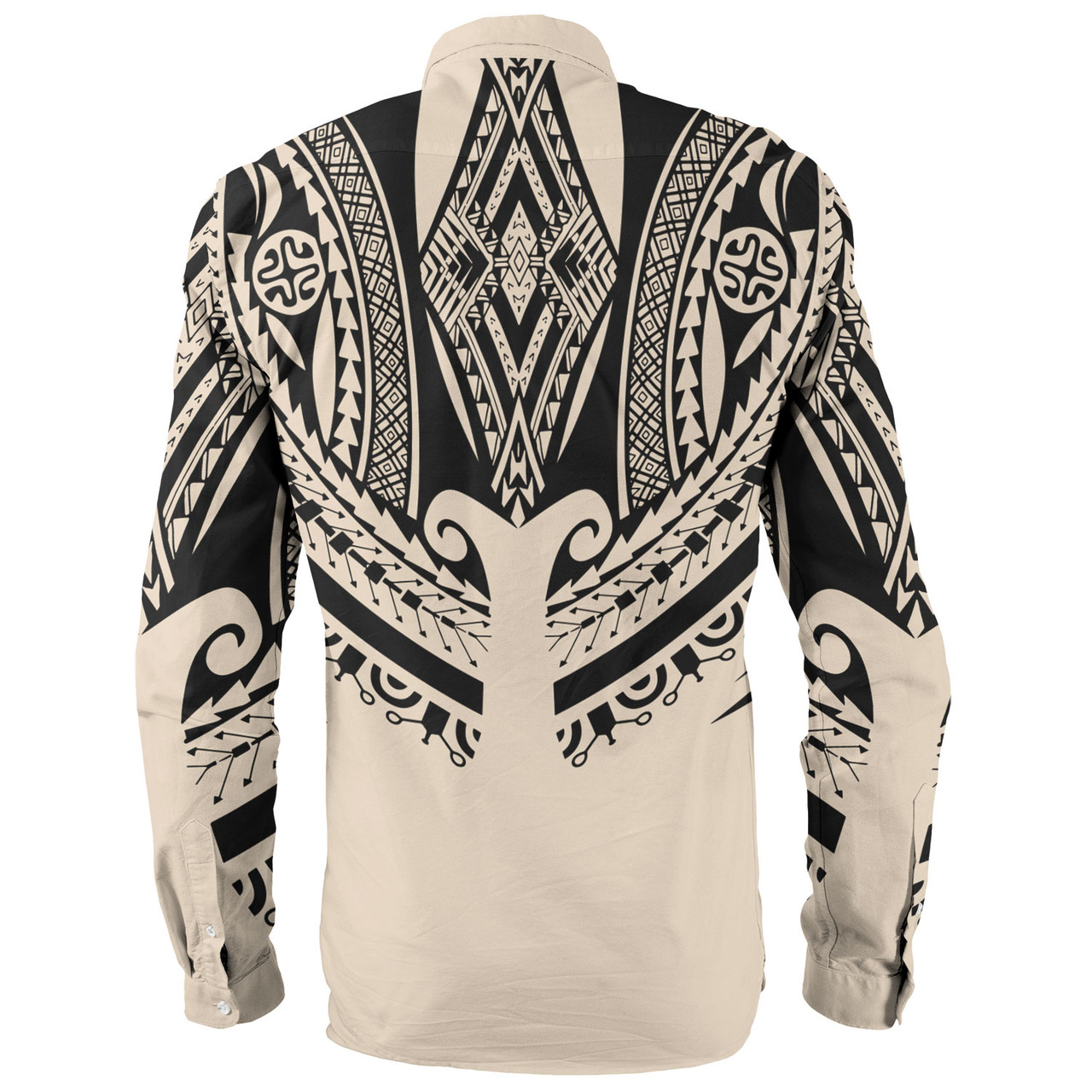 Polynesian Custom Personalised Long Sleeve Shirt Polynesian Tattoo Style