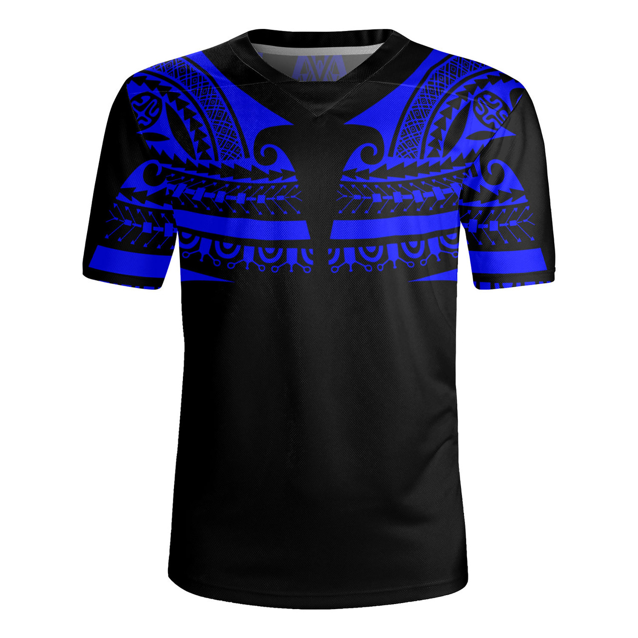 Polynesian Custom Personalised Rugby Jersey Polynesian Tattoo Style
