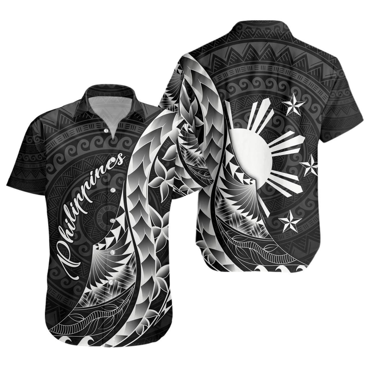 Philippines Filipinos Custom Personalised Short Sleeve Shirt Filipinos