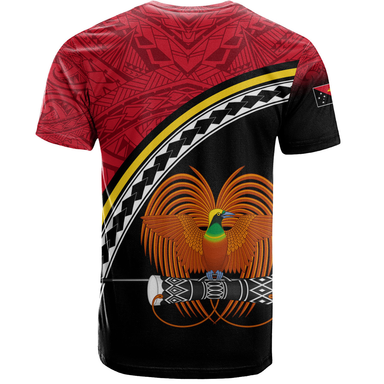 Papua New Guinea Custom Personalised T Shirt Polynesian Tribal Patterns