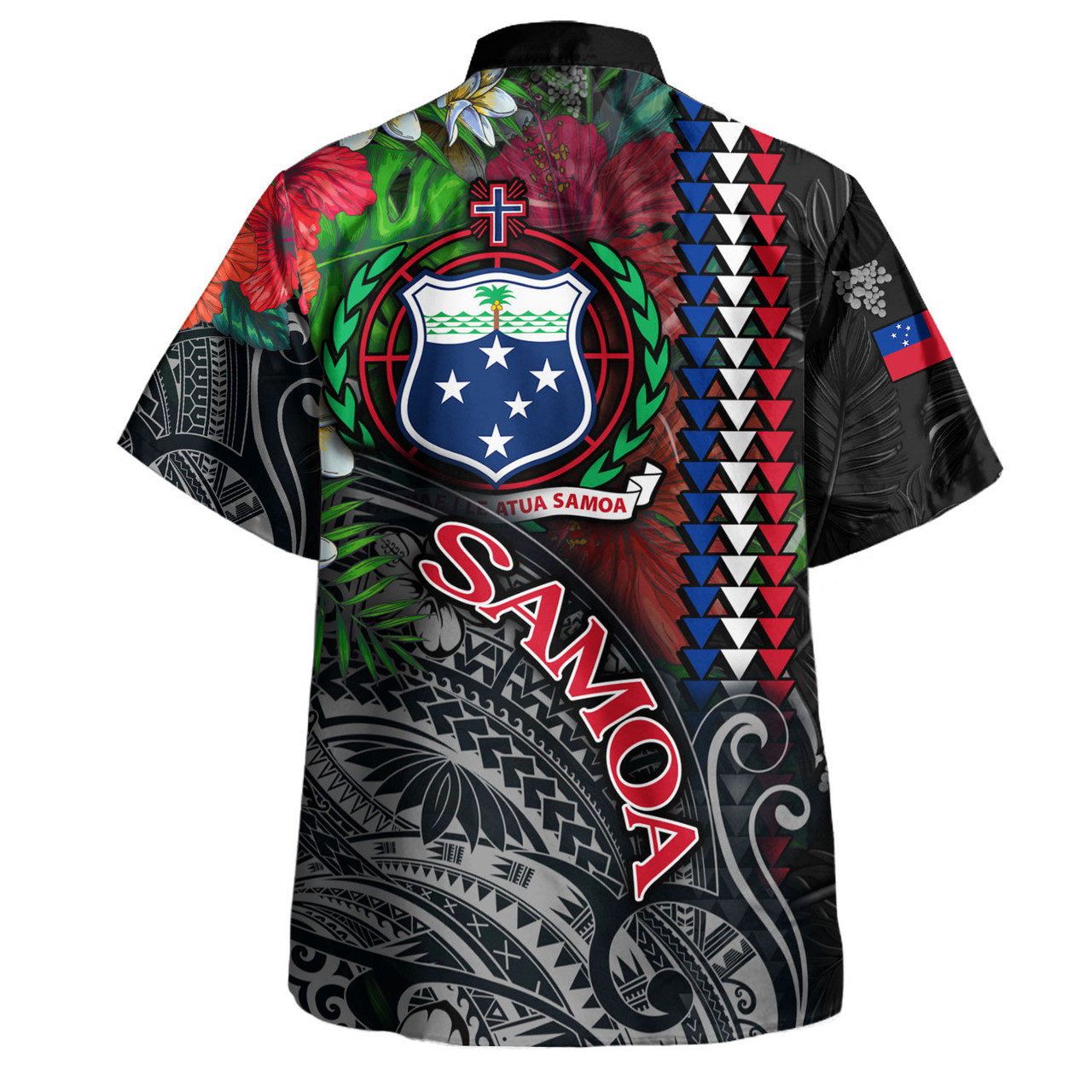 Samoa Custom Personalised Hawaiian Shirt Samoa Seal Hibiscus And