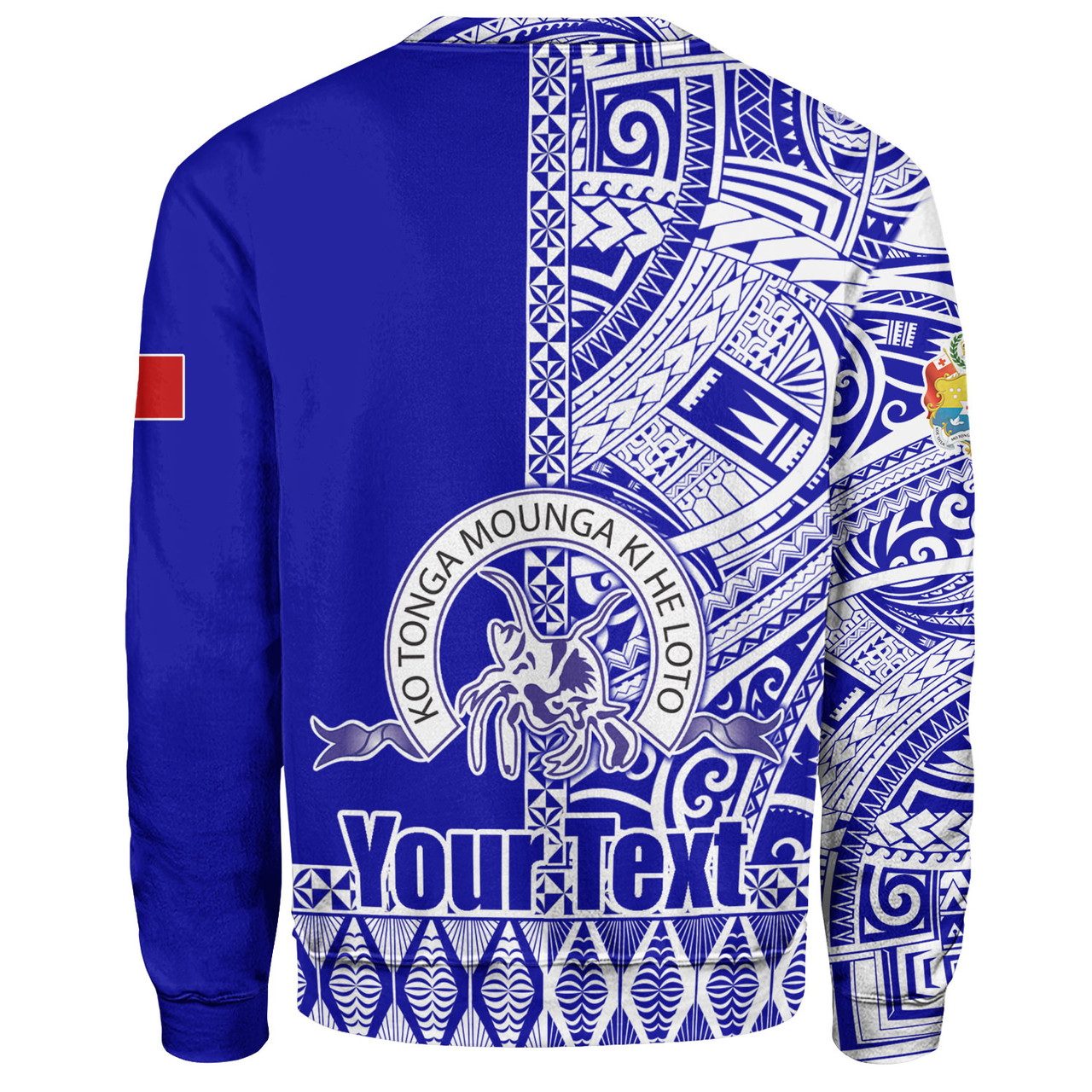 Tonga Custom Personalised Sweatshirt Tupou College Toloa Simple Ngatu