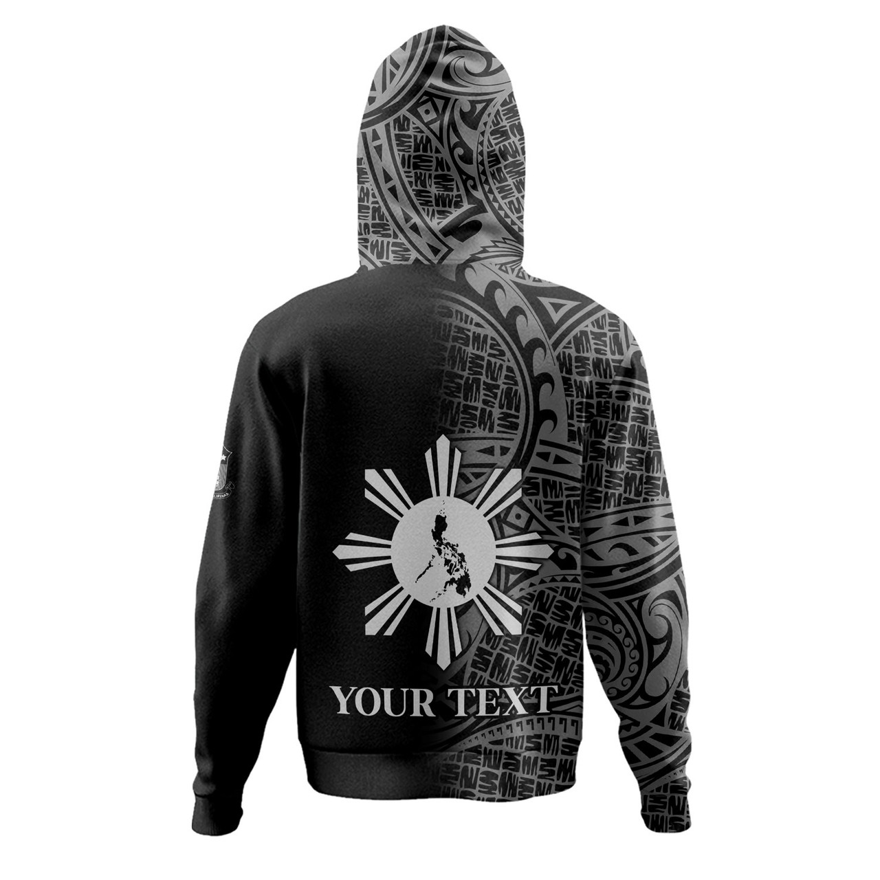 Philippines Filipinos Custom Personalised Hoodie Filipinos Sun And Map