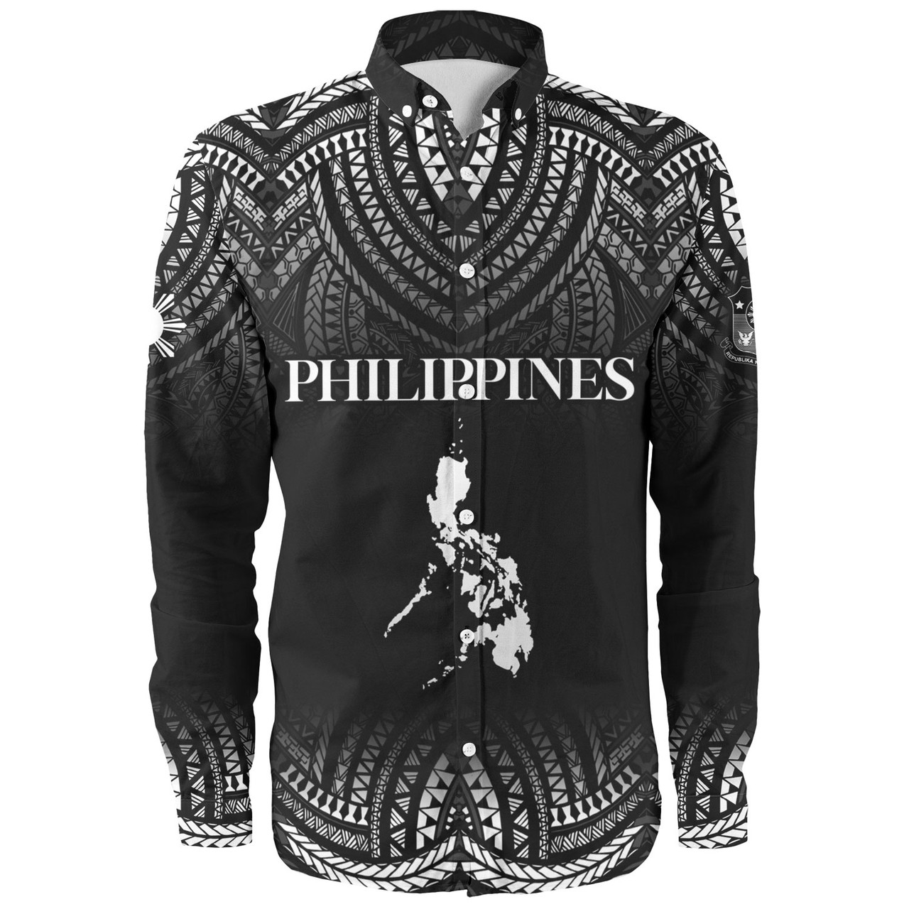Philippines Filipinos Custom Personalised Long Sleeve Shirt Filipino