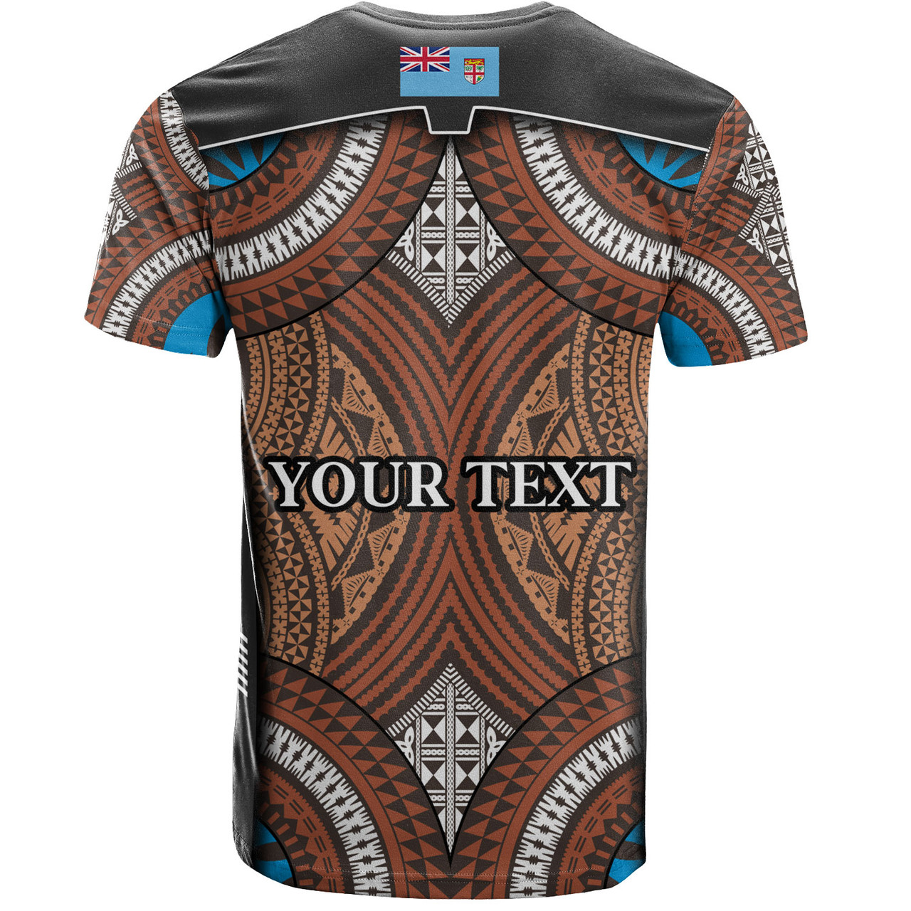 Fiji T Shirt Custom Bula Fiji Rugby Tapa Design