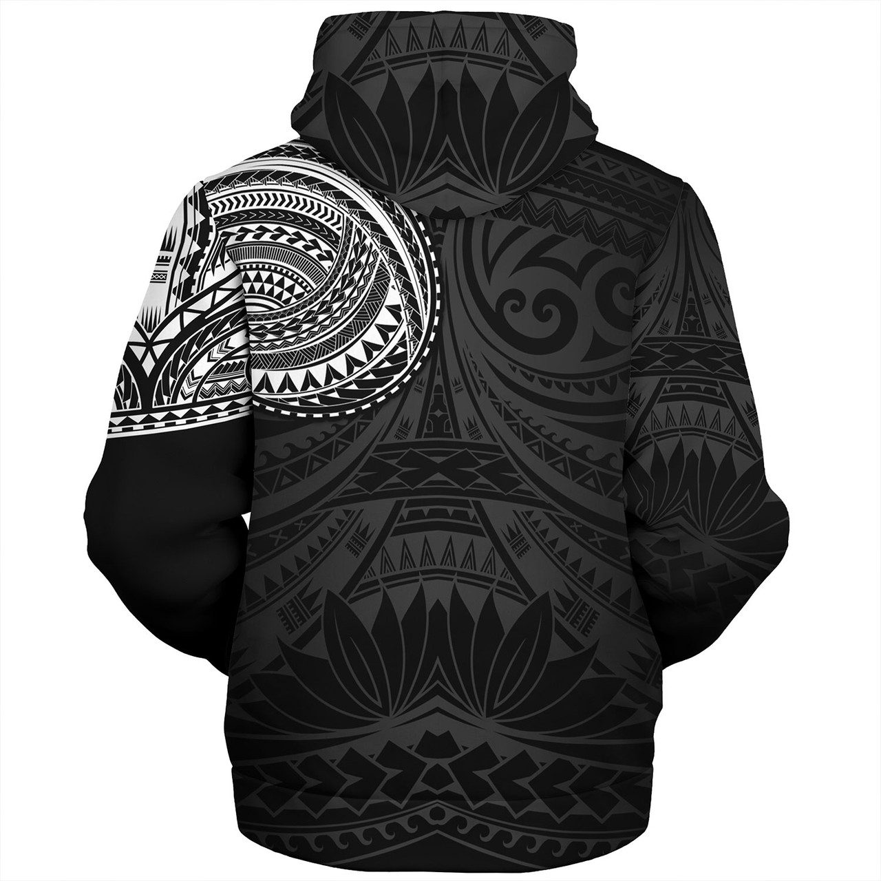 Polynesian Sherpa Hoodie Polynesian Pattern Special Design