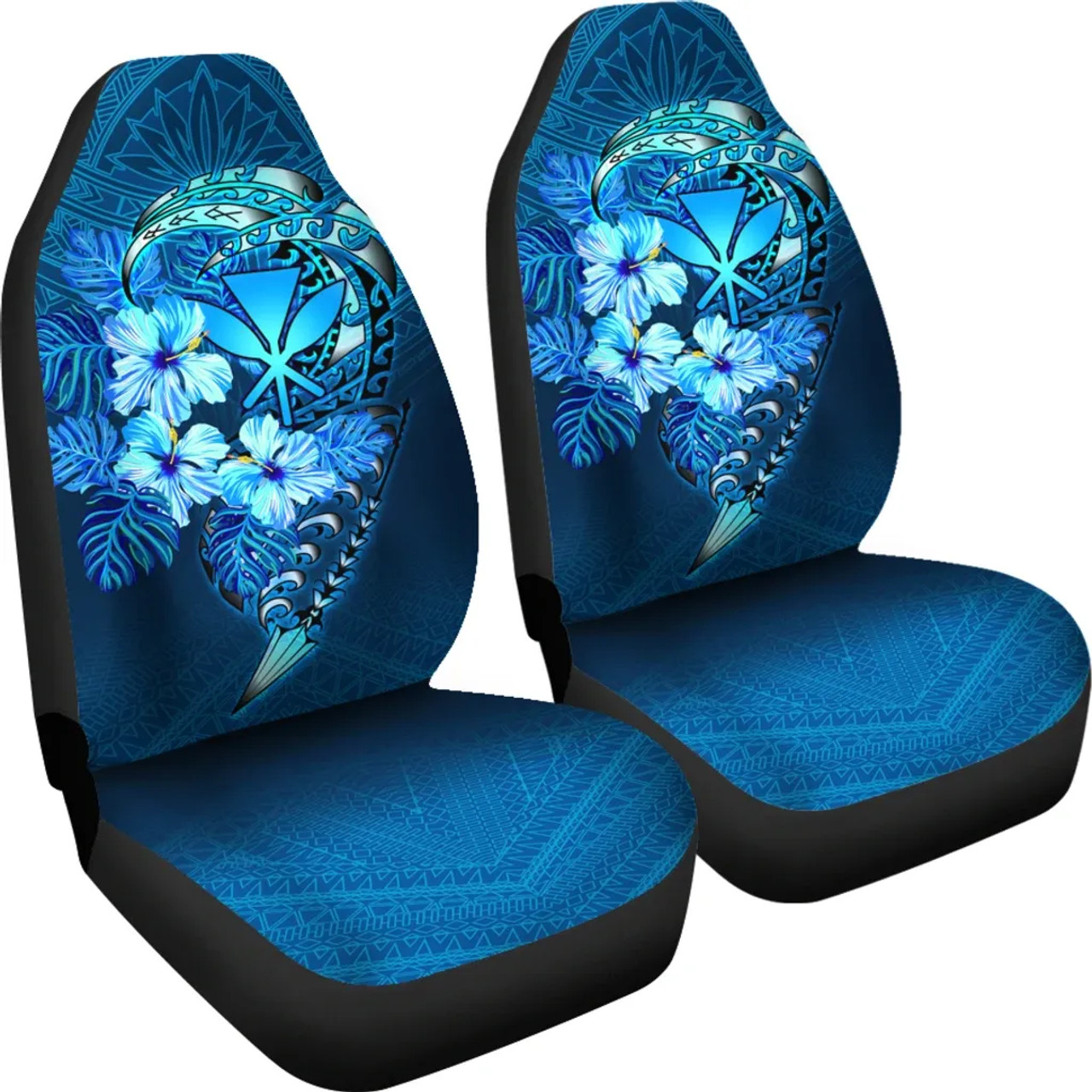 Polynesian Hawaii Car Seat Covers King Kamehameha Koa Spear