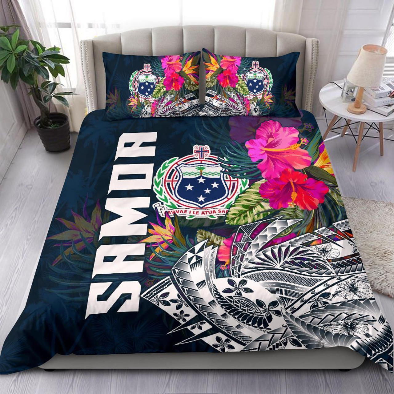 Samoa Bedding Set Samoan Summer Vibes