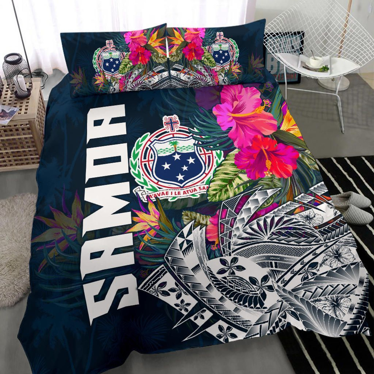 Samoa Bedding Set Samoan Summer Vibes