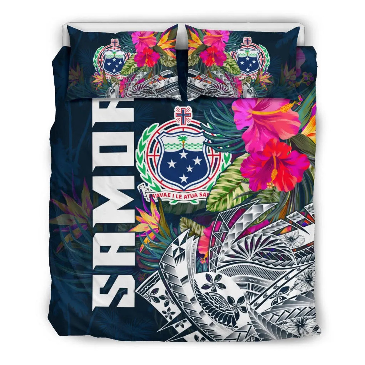 Samoa Bedding Set Samoan Summer Vibes
