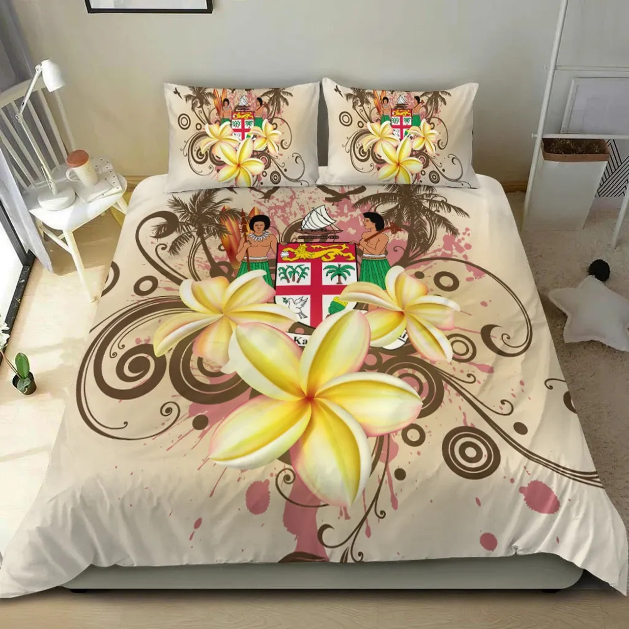 Fiji Polynesian Bedding Set Summer Tropical