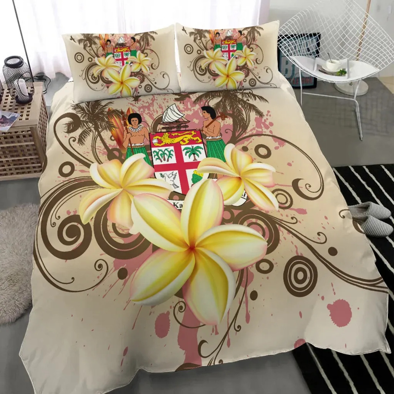 Fiji Polynesian Bedding Set Summer Tropical