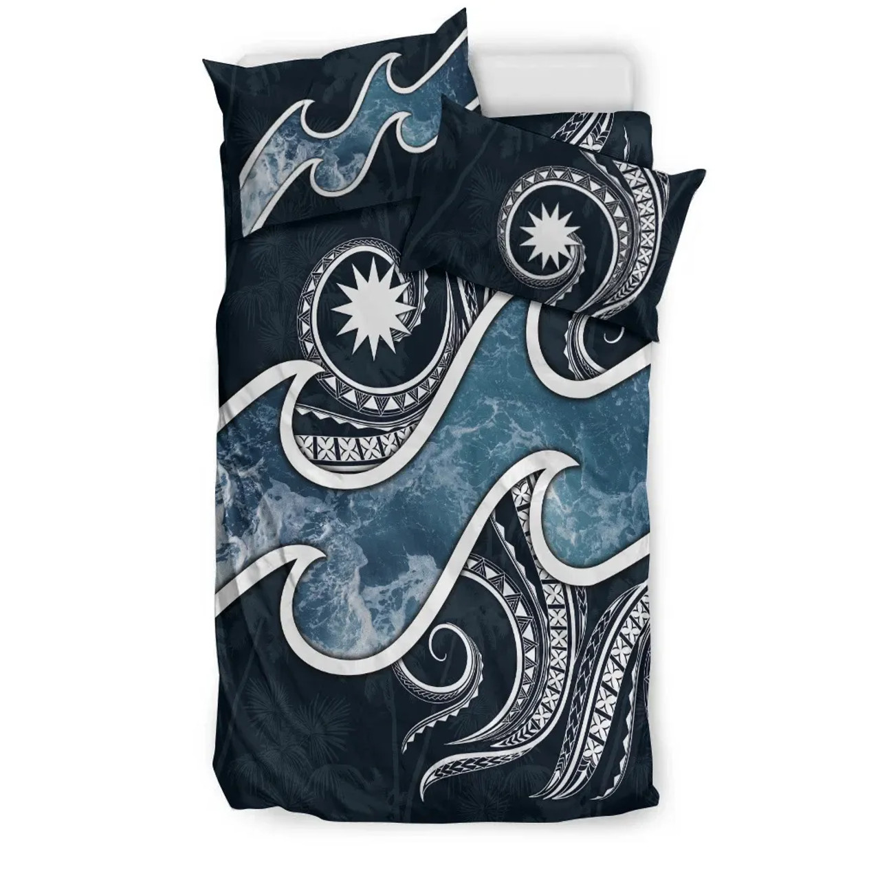 Nauru Polynesian Bedding Set Ocean Style