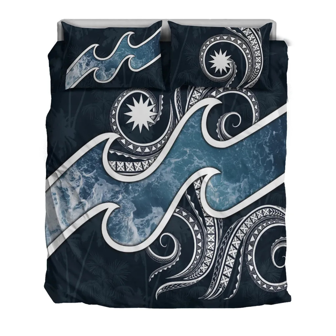 Nauru Polynesian Bedding Set Ocean Style
