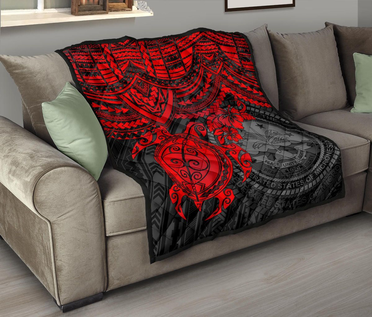 Federated States Of Micronesia Premium Quilt Federated States Of