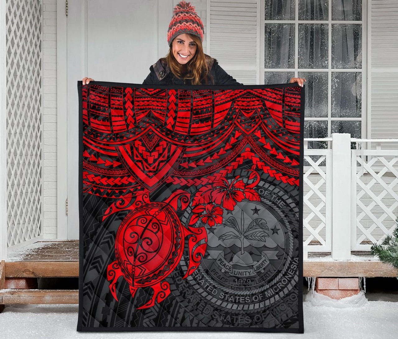 Federated States Of Micronesia Premium Quilt Federated States Of