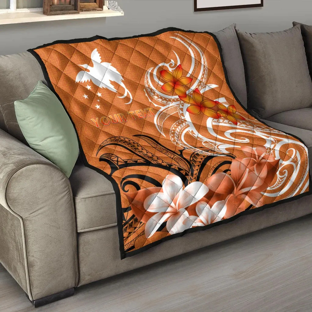 Custom Papua New Guinea Personalised Premium Quilt Png Spirit