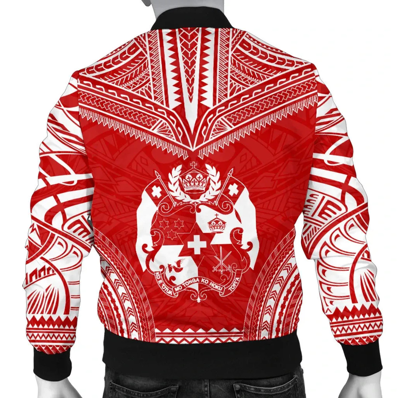 Tonga Flag Polynesian Chief Bomber Jacket