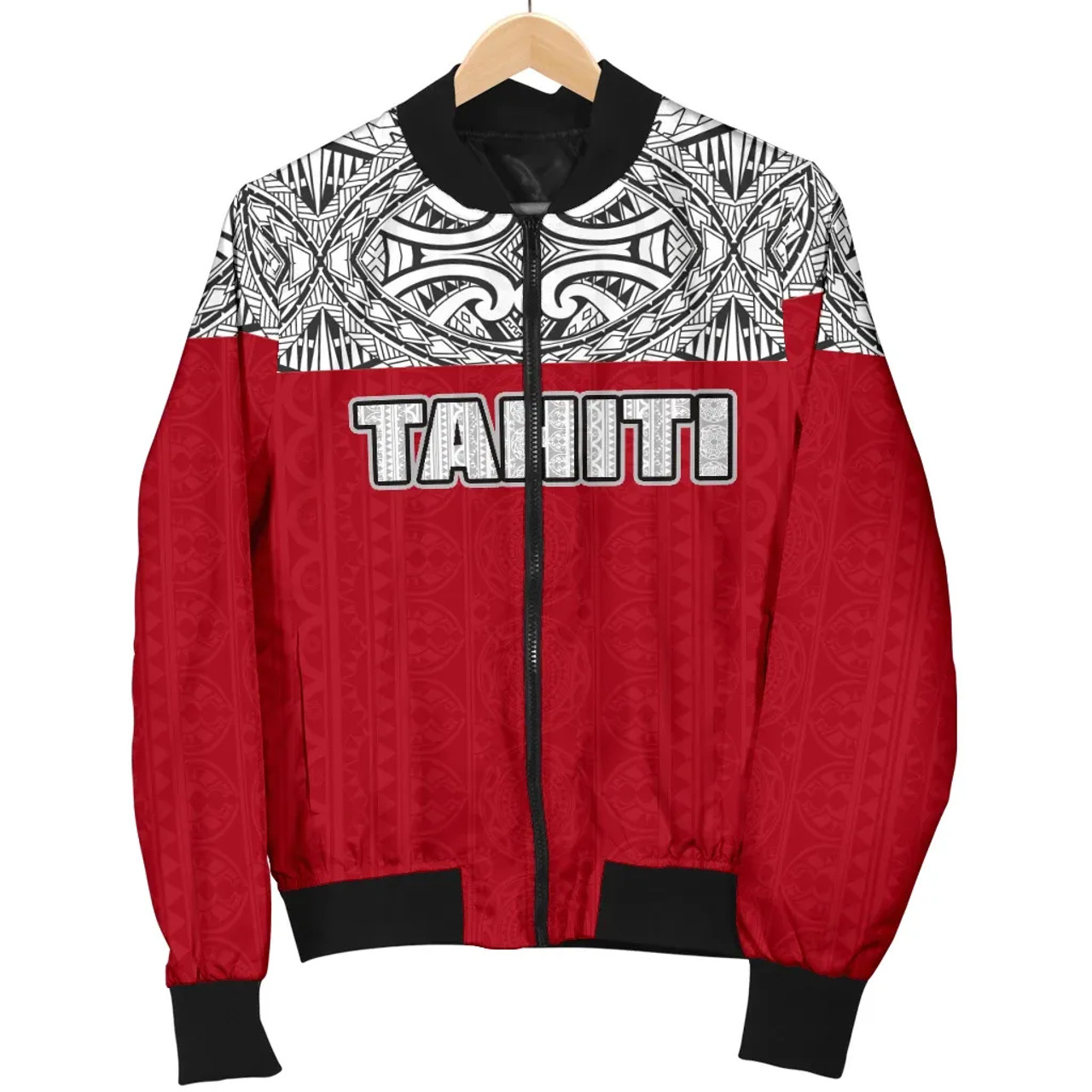 Tahiti Bomber Jacket Polynesian Design
