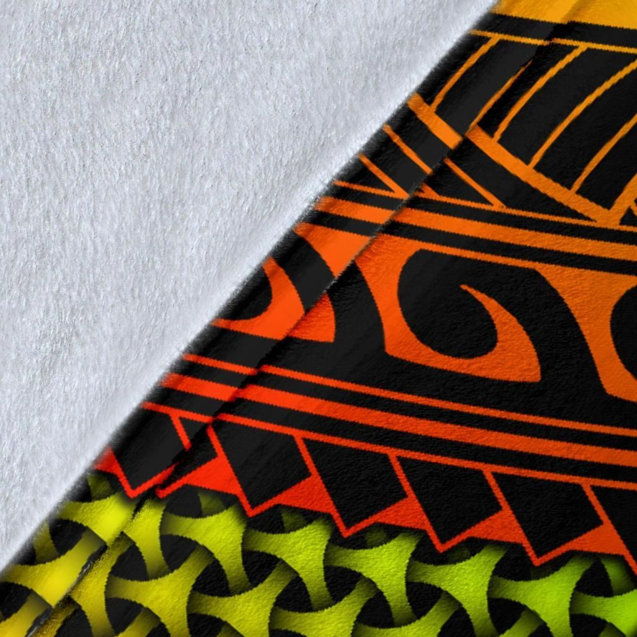 Polynesian Wallis And Futuna Premium Blanket Reggae Vintage