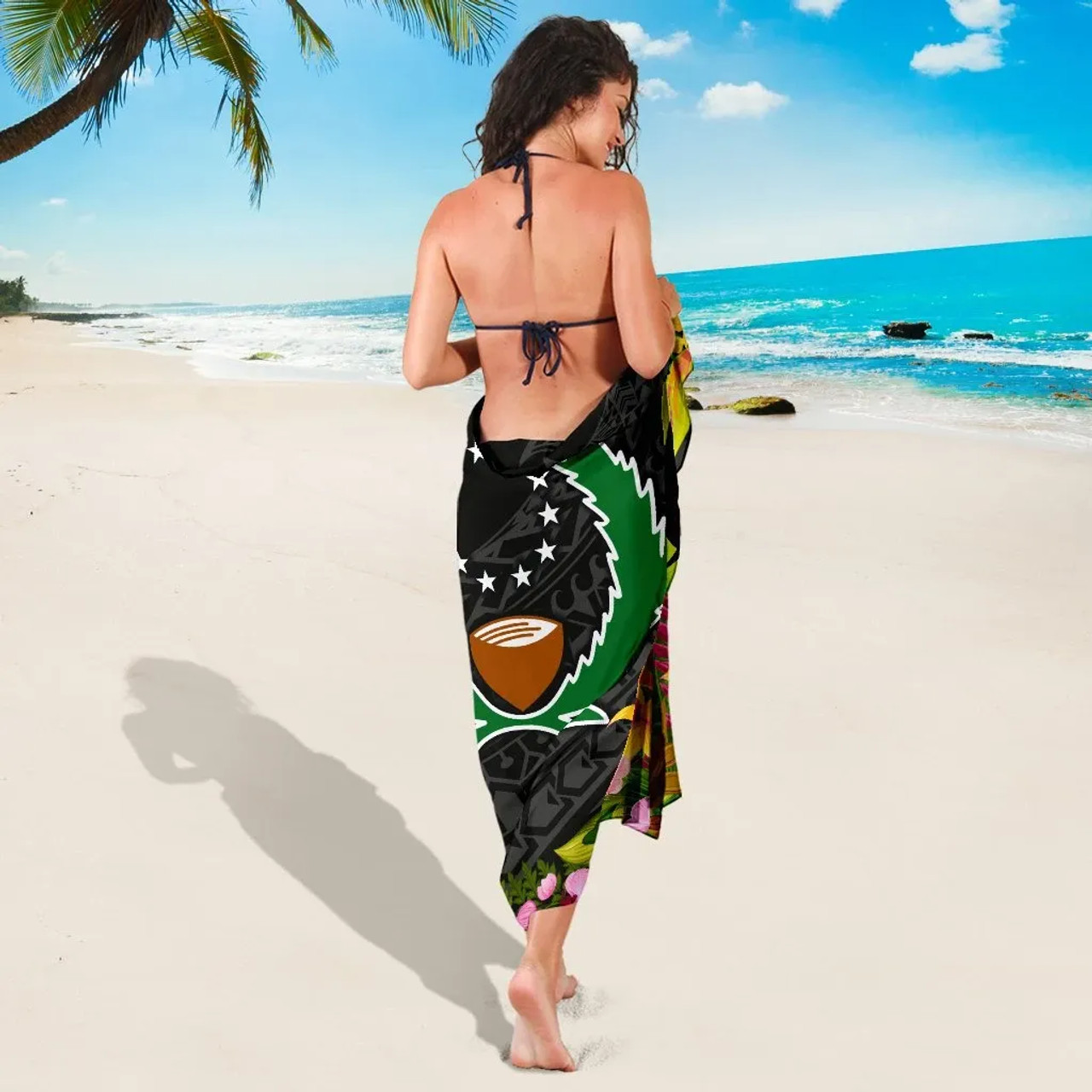 Pohnpei State Sarong Seal Spiral Polynesian Patterns