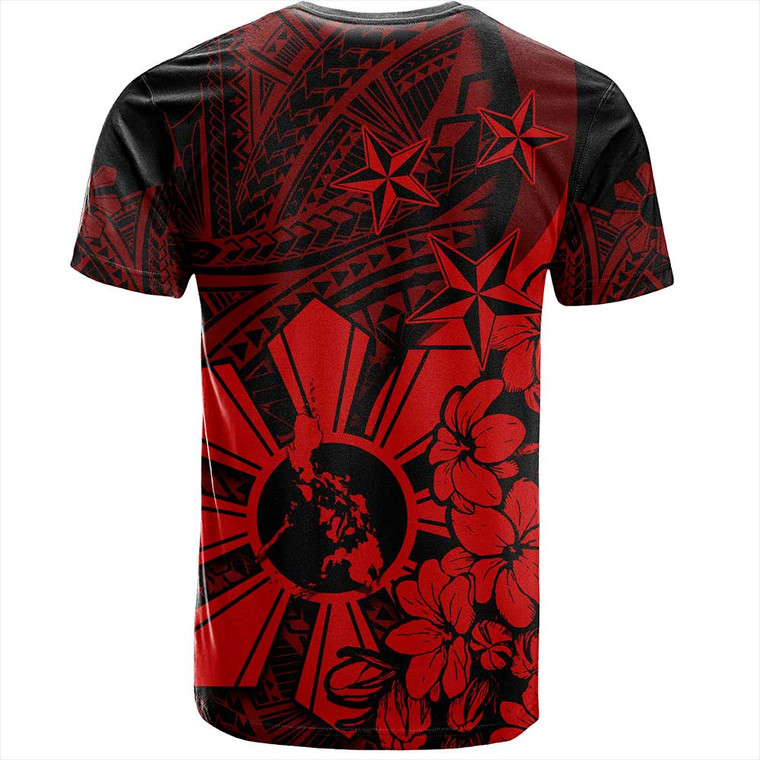 Philippines T Shirt Polynesian Pattern Filipino Sampaguita