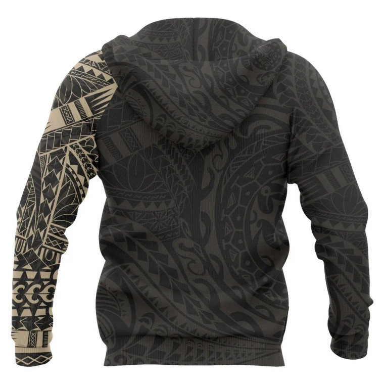 Guam Hoodie Guam Coat Of Arms Polynesian Tattoo Style 2