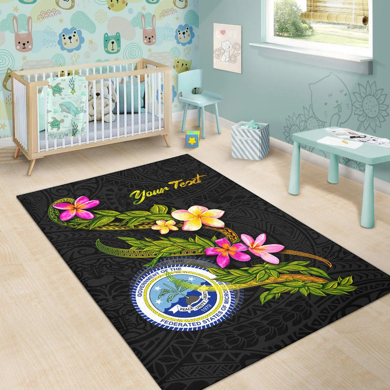 Federated States Of Micronesia Polynesian Custom Personalised Area Rug