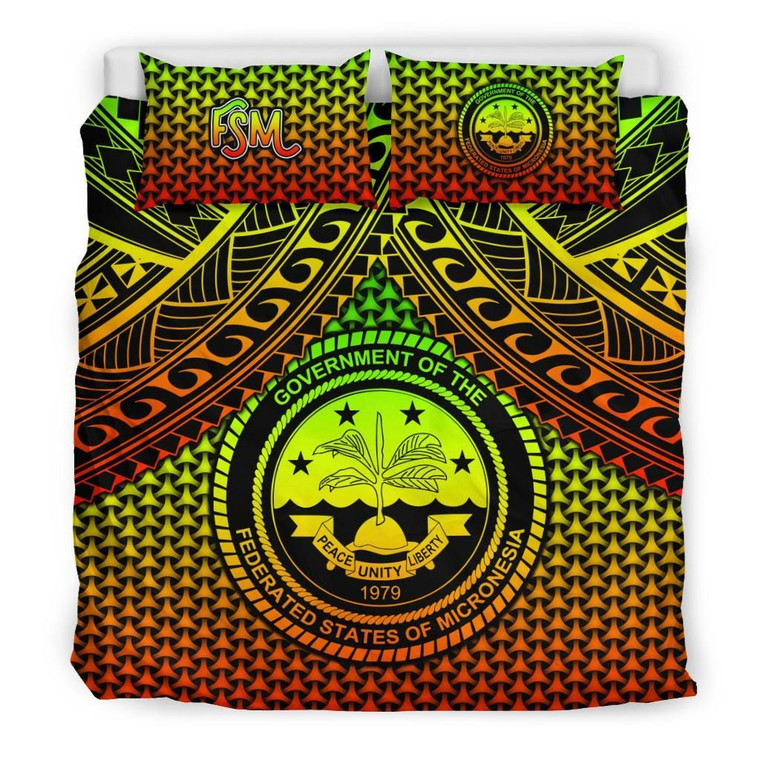 Polynesian Federated States Of Micronesia Personalised Bedding Sets