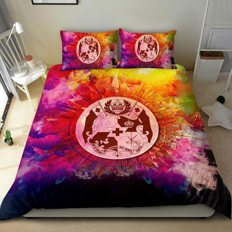 Polynesian Bedding Set Tonga Duvet Cover Set Bright Style