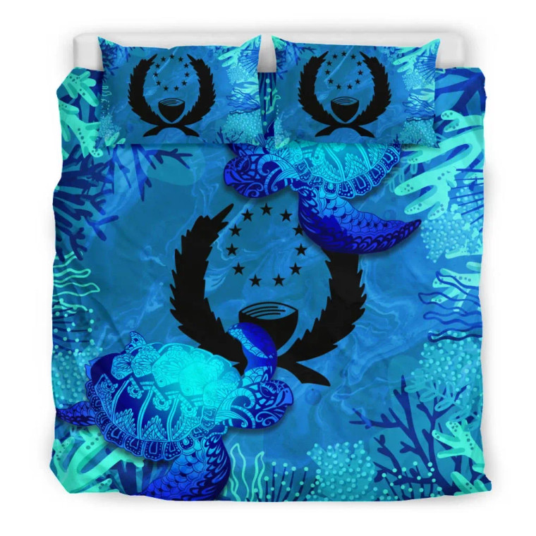 Pohnpei Micronesian Bedding Set Sea Turtle