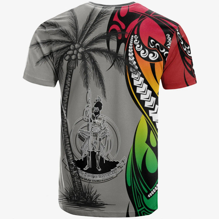 Vanuatu T Shirt Classical Coconut Tree