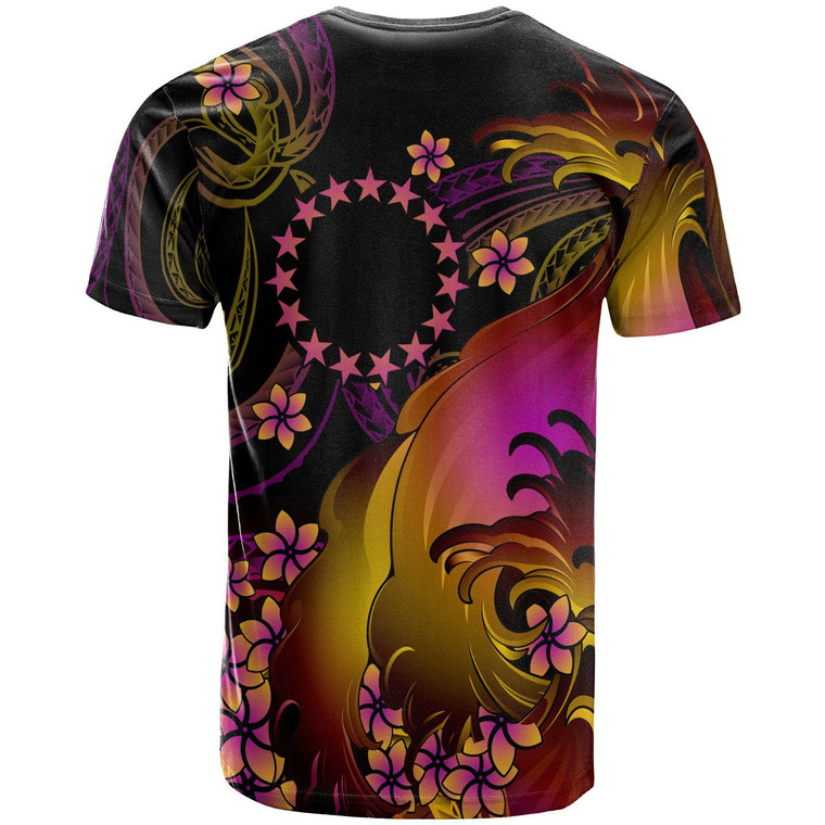 Cook Islands Custom Personalised T Shirt Cook Islands In Wave