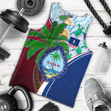 Guam Tank Top Custom Guam Chamorro Coconut Tree of Life Polynesian ...