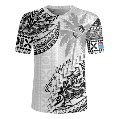 Fiji Rugby Jersey Flying Fijians Polynesian Pattern 2023