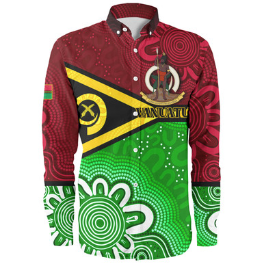 Vanuatu Custom Personalised Long Sleeve Shirt Vanuatu Seal With ...