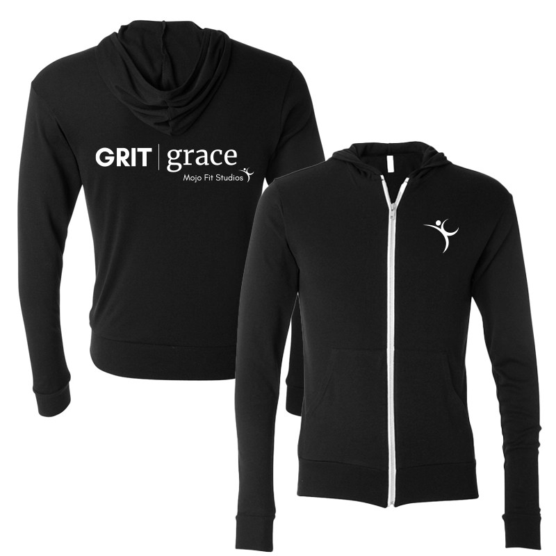 Mojo Fit Studios | Grit and Grace Light Zip Hoodie