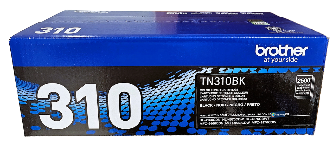 Original Brother TN-310BK Black Laser Toner Cartridge (TN310BK)