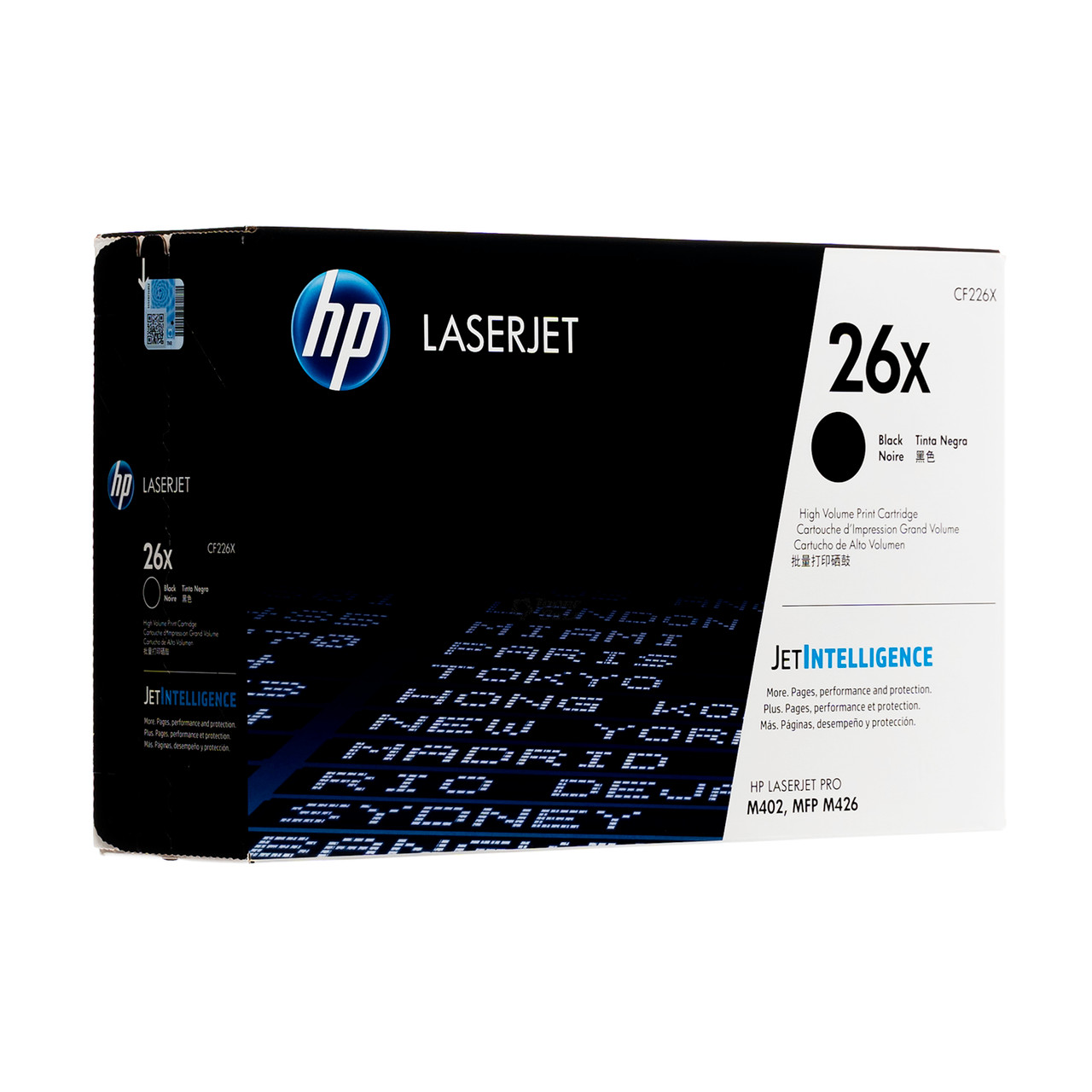 Original HP 26X Black High-Yield LaserJet Toner Cartridge (CF226X)